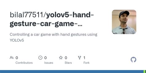GitHub Bilal Yolov Hand Gesture Car Game Control Controlling A Car Game With Hand