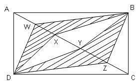 The Given Rectangle ABCD Has Length And Width Diagonal AC Is Divided Into Equal Parts At