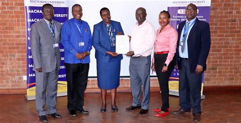 Machakos University Receives Certificate Of Good Defects For Successful Projects Completion