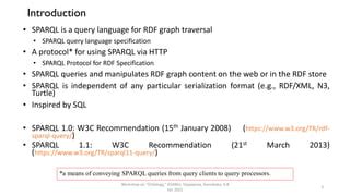 Tutorial On Sparql Sparql Protocol And Rdf Query Language Ppt