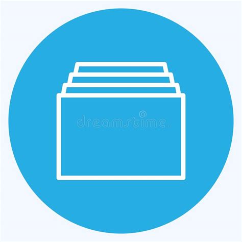 Icon Tabs Suitable For Web Interface Symbol Blue Eyes Style Simple Design Editable Design