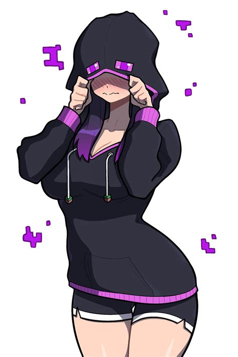 Enderman Minecraft Drawn By Muds Danbooru