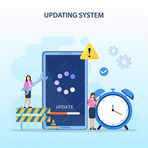 Premium Vector Illustration Vector System Update Software Upgrade And Installation Program