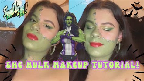 SHE HULK MAKEUP TUTORIAL DAY 1 YouTube