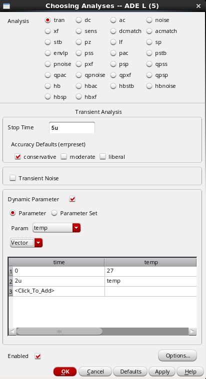 Changing A Dynamic Parameter Set In Tran And Using Design Variables Custom IC Design