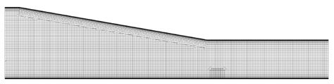 Shock Boundary Layer Interaction Computational Domain And Trim Cell