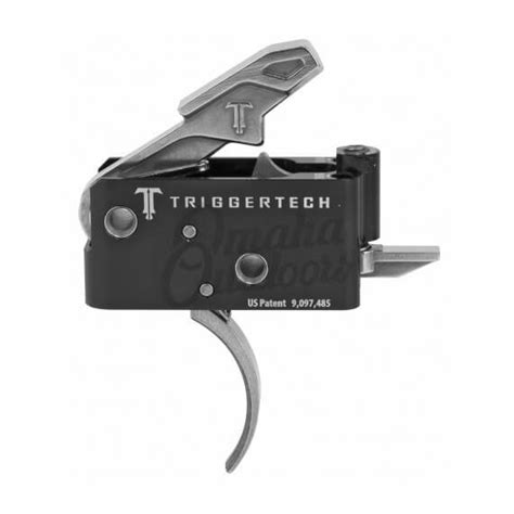 TriggerTech Adaptable Drop In Stainless Curved 2 Stage Trigger AR 15