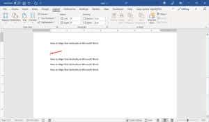 How To Vertically Align Text In Microsoft Word