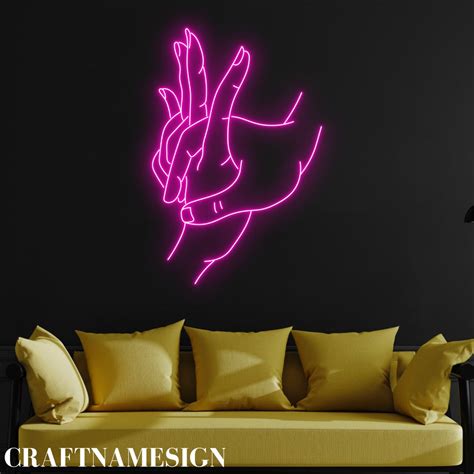 Hold Hands Sex Pose Neon Sign Holding Hand During Sex Led Sign Custom Neon Sign Wedding Wall