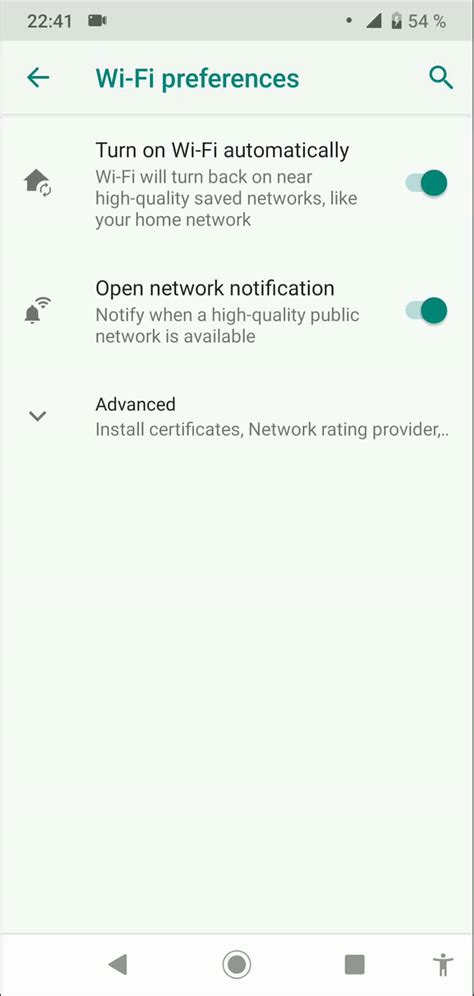 Turn On Wi Fi Automatically Android 9 Manual Techbone