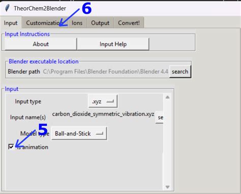 7 Theorchem2blender Animating Xyz Input — Gaussian 2 Blender 20252 Documentation