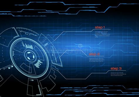 Sci Fi Futuristic User Interface Stock Vector Illustration Of Gaming