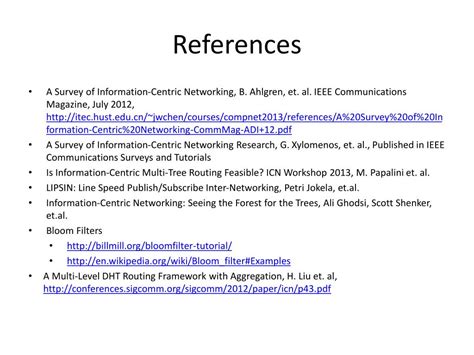 Ppt Content Based Routing For Information Centric Networks Powerpoint