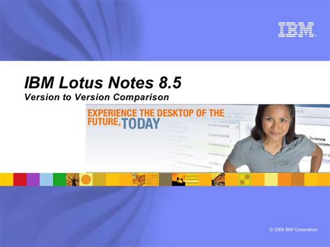 Pdf Lotus Notes 85 Version To Version Comparison Dokumentips