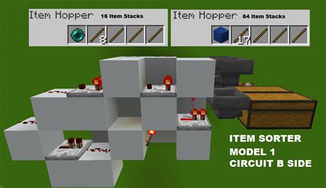 Tileable One Wide Single Item Sorter With Overflow Protection And No 41 Item Buffer 2 Design