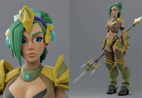 Do 3d Game Character 3d Model 3d Stylized Character Model For Video Game Or Film By Tastelesss