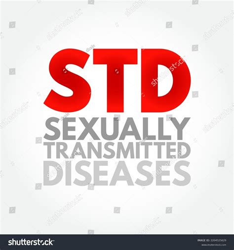 Std Sexually Transmitted Diseases Infections That Stock Vector Royalty Free