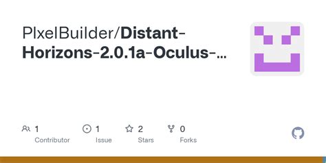 Github Plxelbuilder Distant Horizons 2 0 1a Oculus Shadow Fix