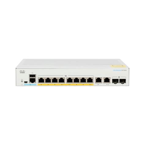 Gigabit Switching Hub 8 Port Cisco Cbs250 8fp E 2g Eu
