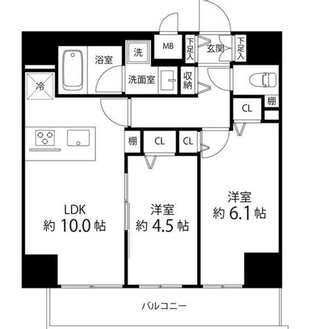 東京メトロ千代田線 町屋駅 地上15階建て 築3年 東京都荒川区荒川6 222万円／2ldk 洋63 洋45 Ldk100／50
