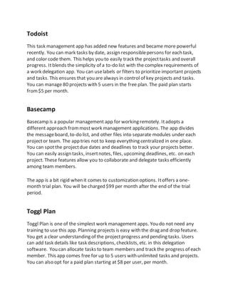 Top 5 Apps You Can Use To Delegate Tasks PDF
