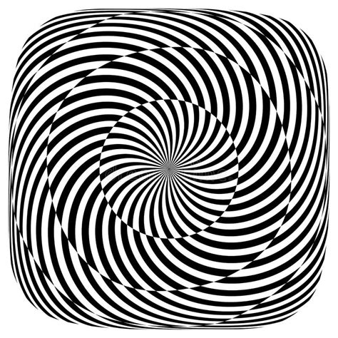 Op Art Pattern Rotation Illusion Stock Vector Illustration Of Modern Backdrop 76878945
