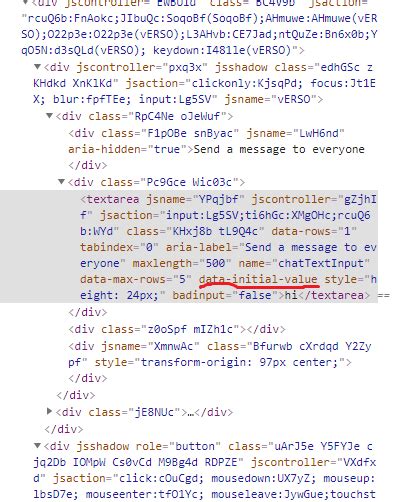 Google Meet Changing The Value Of A Textarea In Javascript Stack Overflow