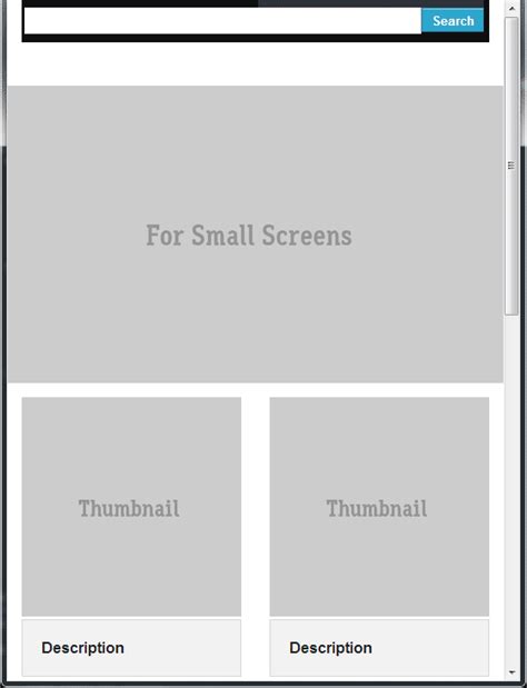 Html Full Width Search Top Bar For Small In Zurb Foundation Stack
