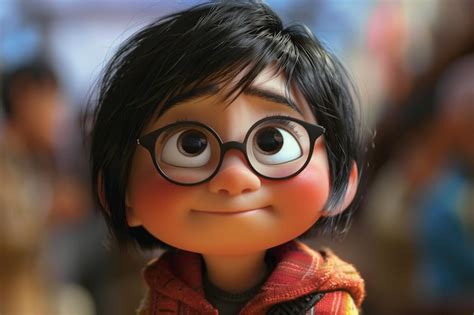 Closeup Of Person Wearing Glasses Premium Ai Generated Image