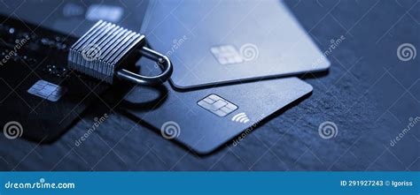 Credit Card Security Concept Credit Card Encryption Stock Image