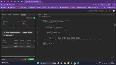 Leetcode Solved A Problem With Operators Lalit Negi Posted On The Topic Linkedin