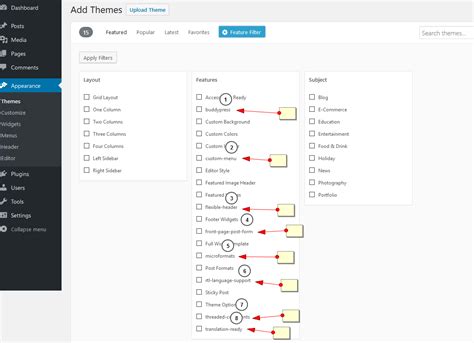 42185 Remove Deprecated Tags From Theme Filter Wordpress Trac