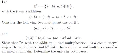 solved let with the usual addition consider the following