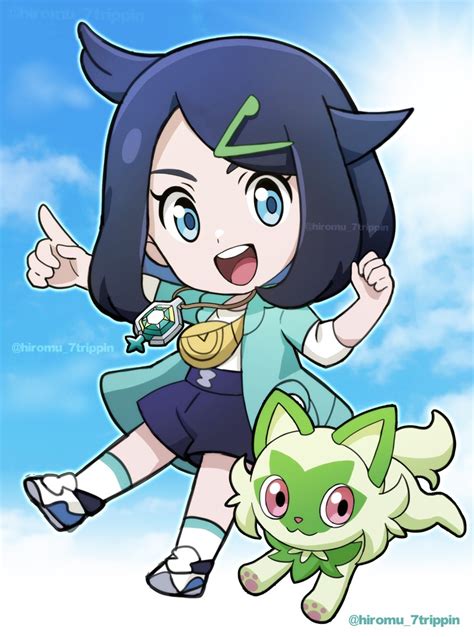Sprigatito And Liko Pokemon And 2 More Drawn By Hayasehiromu Danbooru