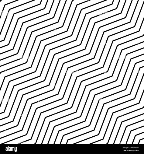 Seamlessly Repeatable Geometric Monochrome Pattern With Distorted Lines