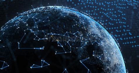 Animation Of Global Communication With Digital Network Connections Stock Video Video Of