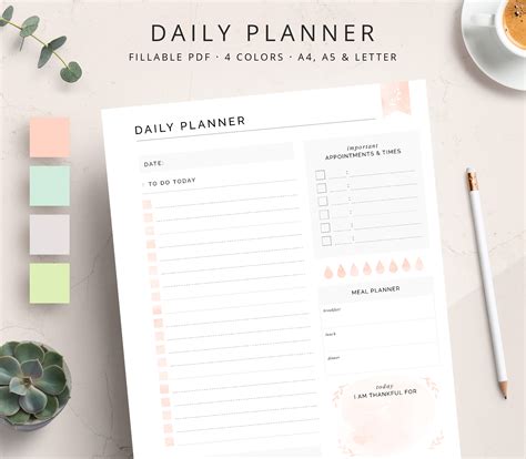 15 Free Printable Canva Templates Diy Planner Printables Template