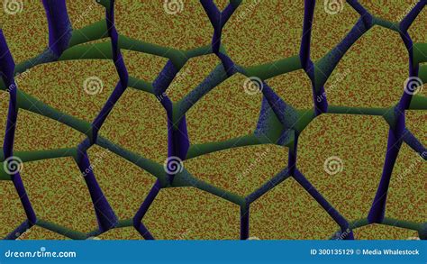 Abstract Background With The Movement Of Cells Design Moving Colorful Cells Under Microscope