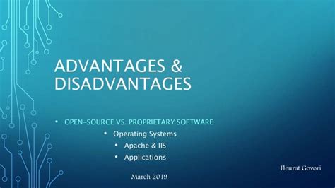 Advantages And Disadvantages Open Source Vs Proprietary Software