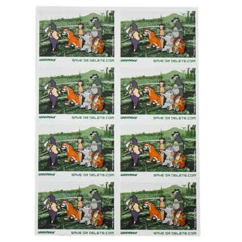BANKSY Save Or Delete Greenpeace Sticker Sheet Silverback Gallery