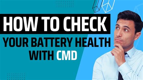 How To Check Laptop Battery Health With Cmd Youtube