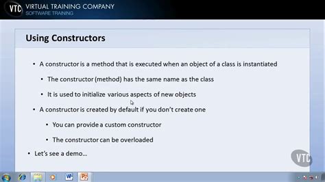 36 Using Constructors Pt 1 Programming In C Exam 70 483 Youtube