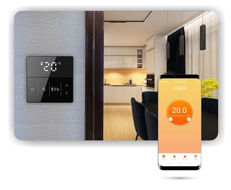 Termostat Pokojowy Zigbee Tuya 3a Pro Czarny
