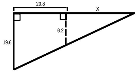 Geometry How Do I Find The Side Length Of A Right Triangle Given