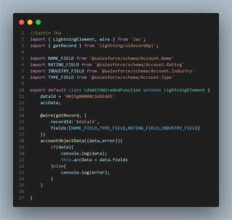 Work With Salesforce Data Use Wire Adapter And Function In Lwc