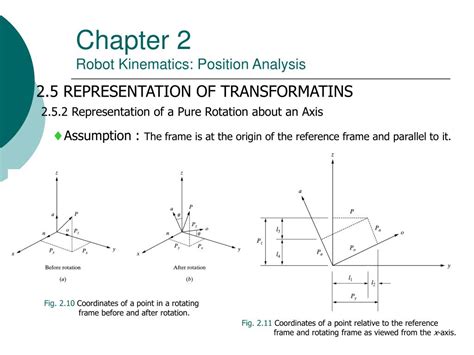 ppt chapter 2 robot kinematics position analysis powerpoint