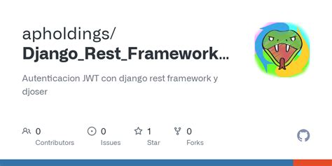 Github Apholdingsdjangorestframeworkauthentication Autenticacion