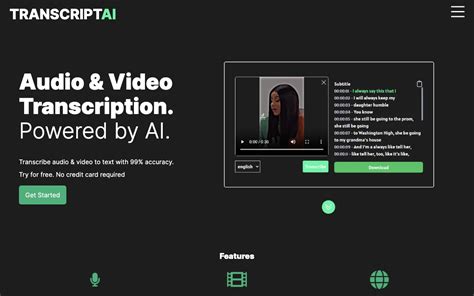 Transcript Ai Accurate Audio And Video Transcription In 180 Languages