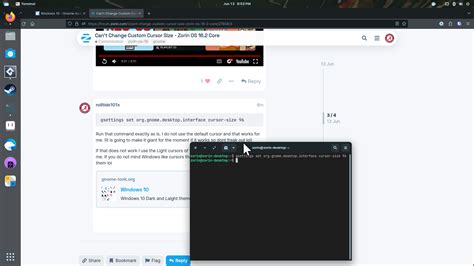 SOLVED Can T Change Custom Cursor Size Zorin OS 16 2 Core General Help Zorin Forum
