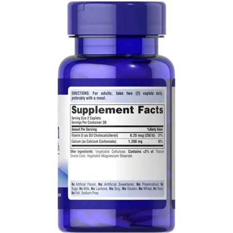 Calcium 600 + Vitamin D3 60 tab | Купить кальций в комплексе с ...